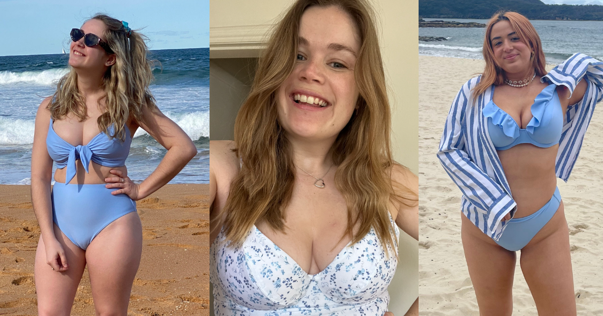 3 Women With Bigger Busts Try The Same Swimwear Range