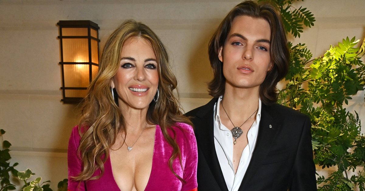 Liz Hurleys Relationship With Her Only Son Damian