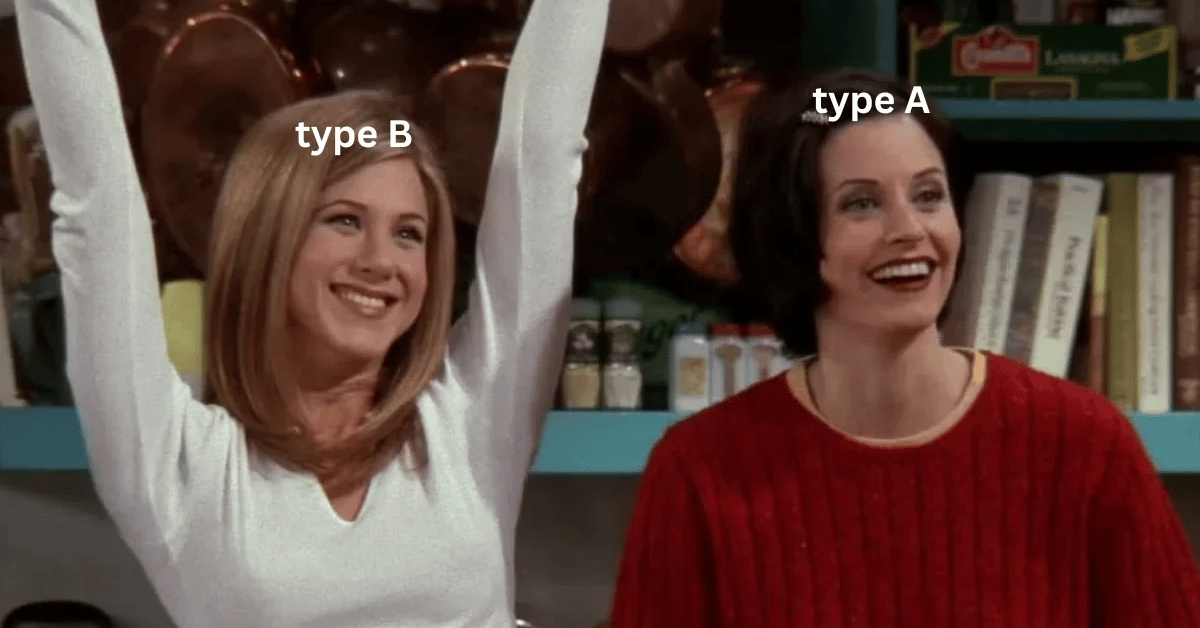 How Type A, B or C people experience friends